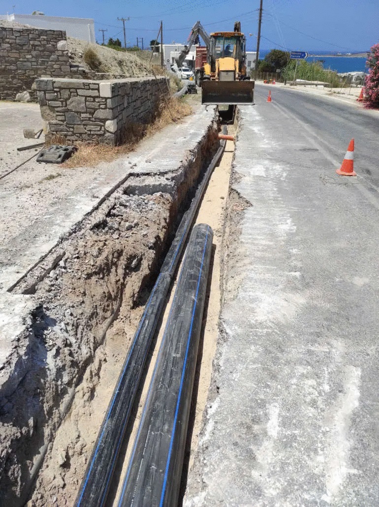 ΑΝΑΚΟΙΝΩΣΗ ΕΝΑΡΞΗ ΕΡΓΟΥ ΥΔΡΕΥΣΗΣ - Κύθνος